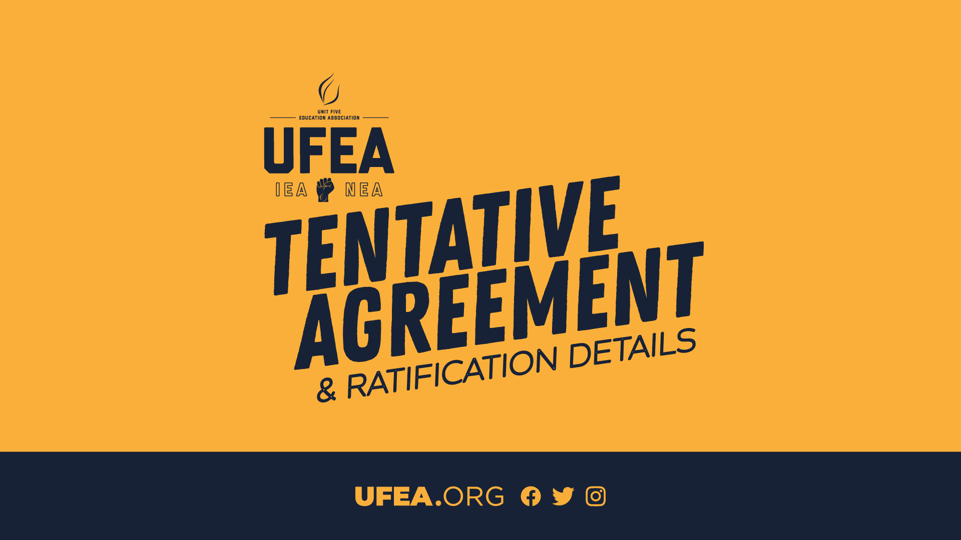 Information for members about the Tentative Agreement, Ratification Meeting & Vote — UFEA: Unit ...